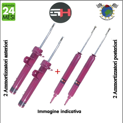 Kit ammortizzatori Pro Ant+Post gh per NISSAN TIIDA r5c P